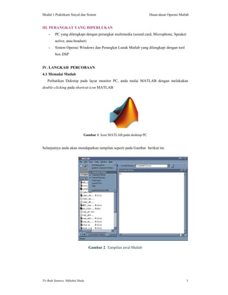 Praktik matlab | PDF