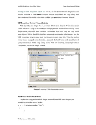 Praktik matlab | PDF