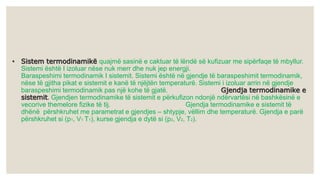 Përkufizime themelore të nocioneve në termodinamikë | PPTX