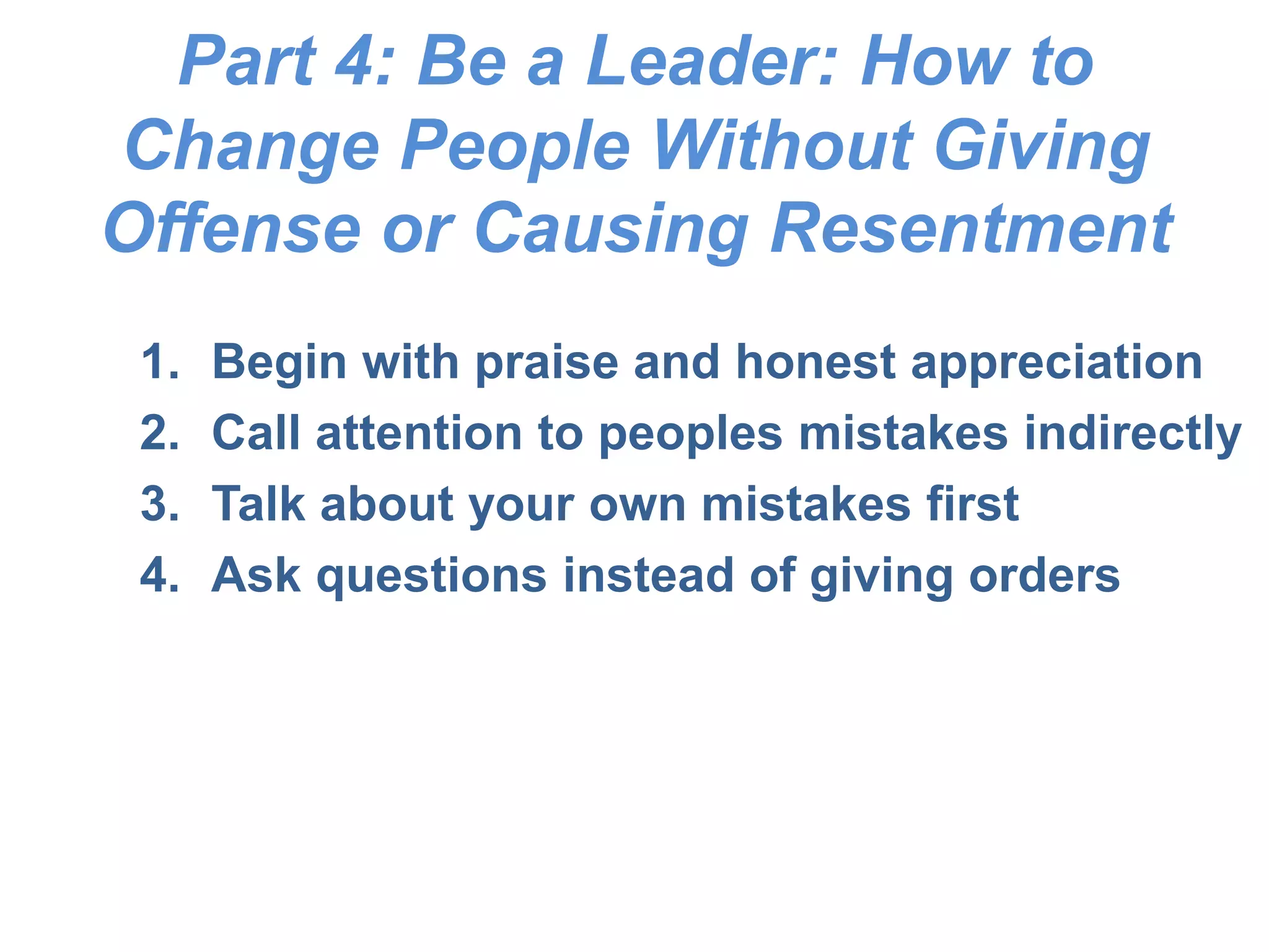 How to Win Friends and Influence People | PPTX