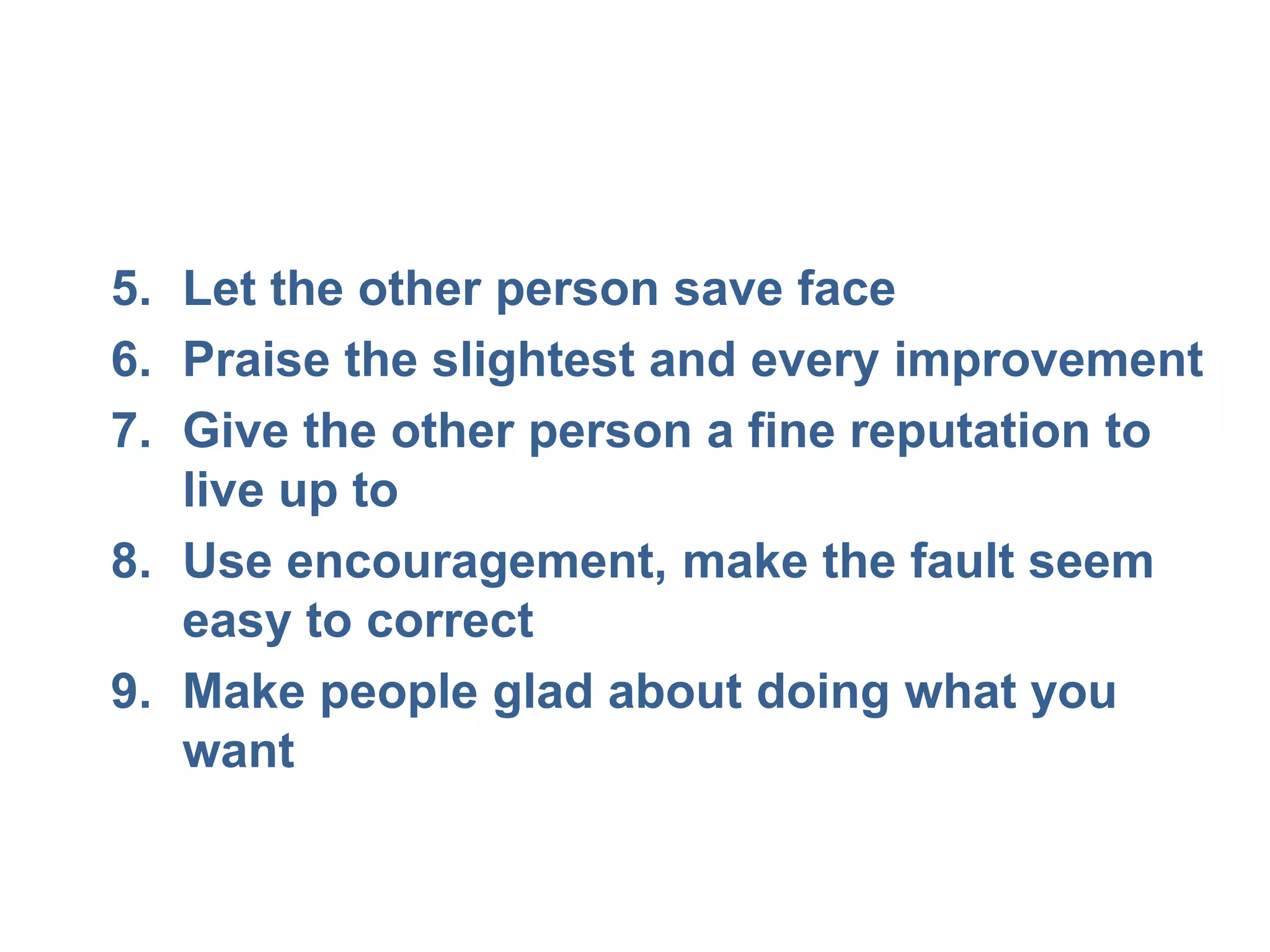 How to Win Friends and Influence People | PPTX