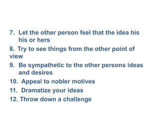 How to Win Friends and Influence People | PPTX