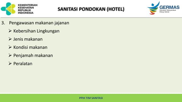 PPIH Tim Sanitarian | PPT