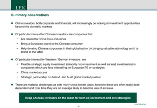 China Exit or Co-Investment Opportunities for German PE Investors | PDF