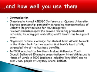 Writing a CV | PPTX | Resume Writing and Advice | Job Search