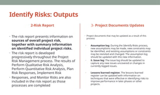 Identify Project Risk and Mitigating Mechanisms | PPTX