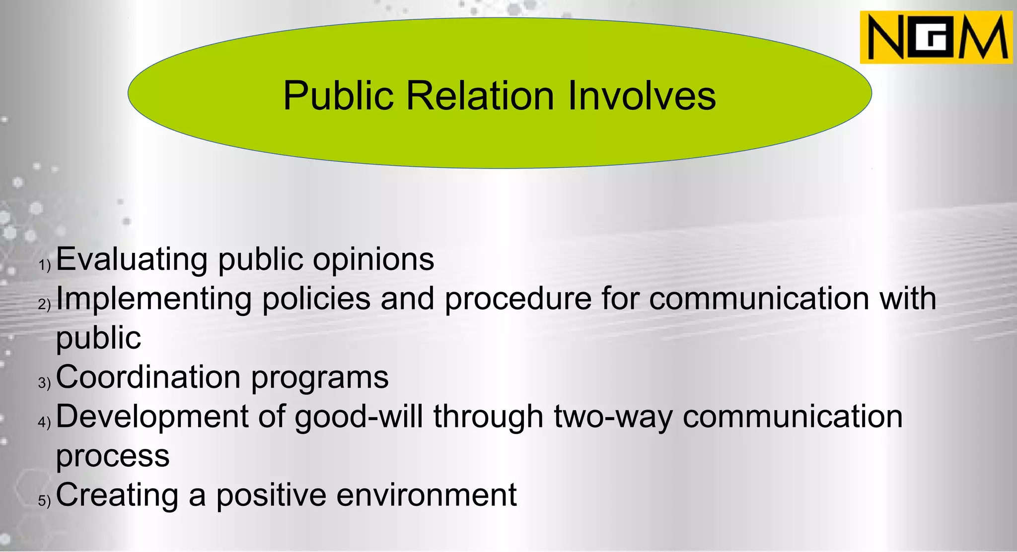 PR management(ngm) | PPT