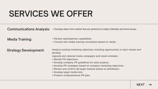 PR Media and Government Affairs liasioning Proposal | PDF