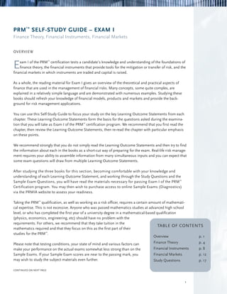 Prm exam 1 | PDF
