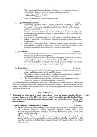 Answer key for pattern recognition and machine learning | PDF