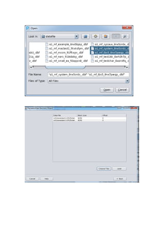 使用Prm恢复受损的oracle数据表几个例子 | PDF