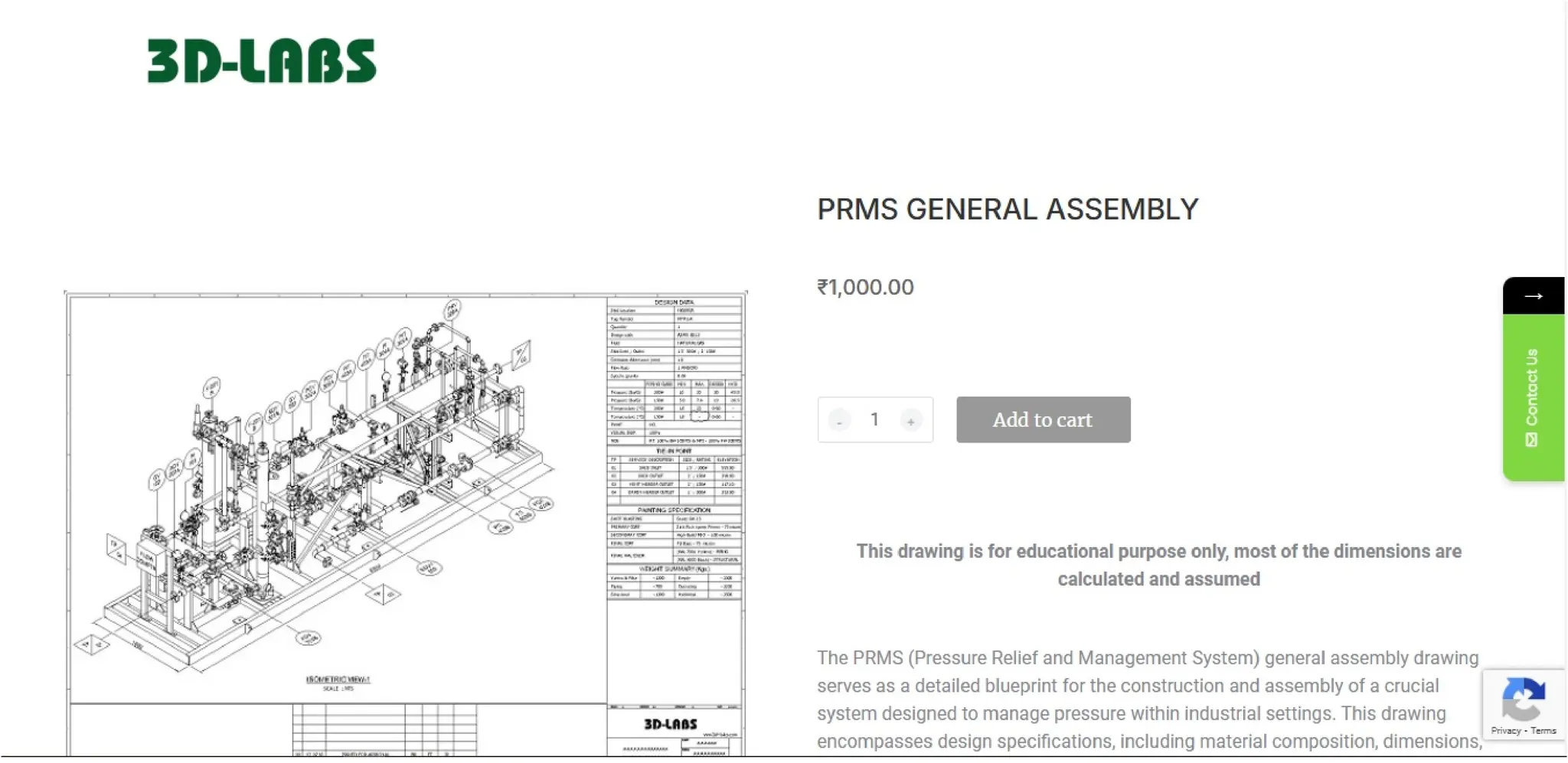 PRMS general assembly gas regulation skid drawing .pdf