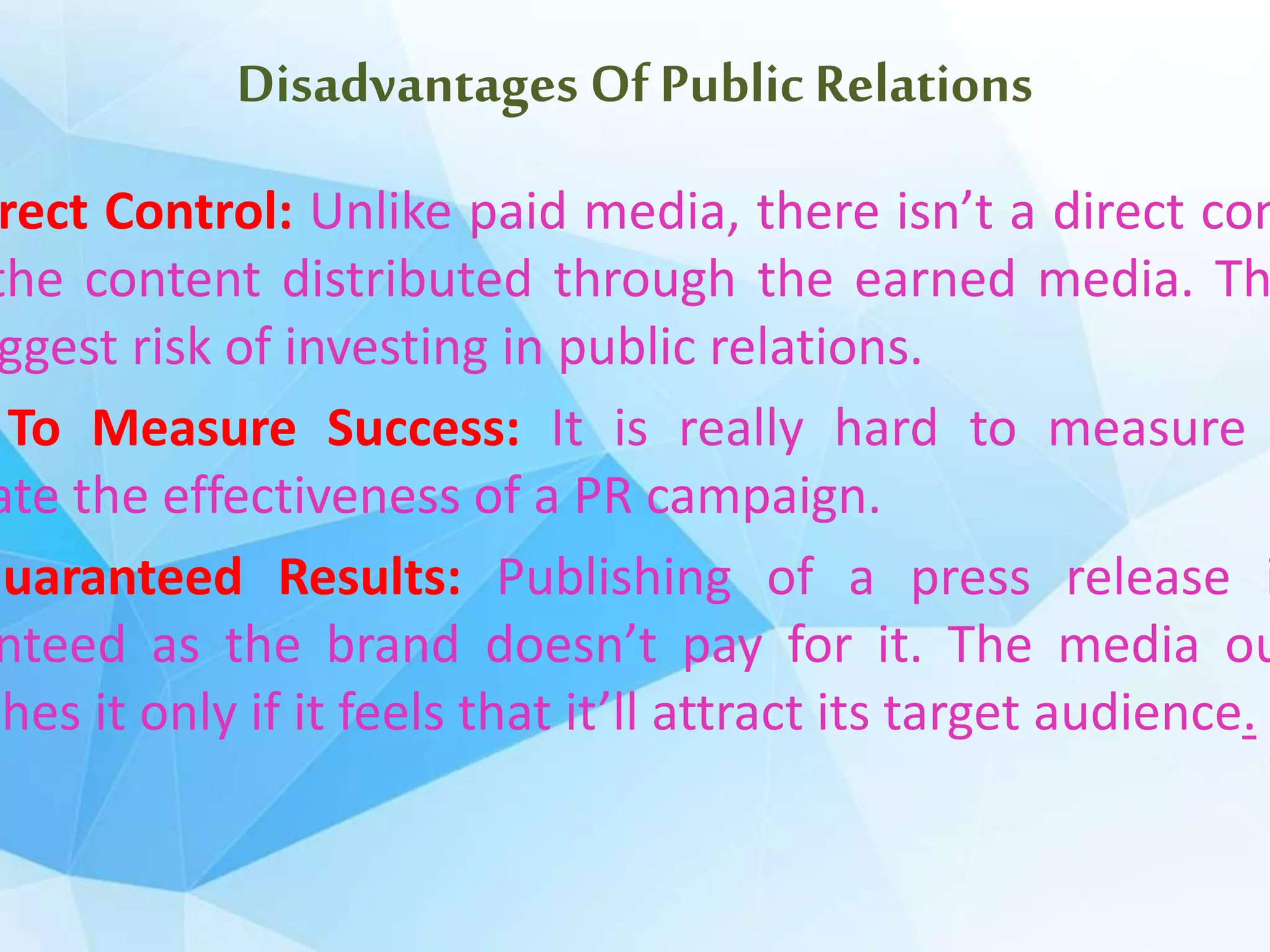 Public Relations Management | PPTX