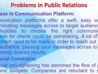 Public Relations Management | PPTX