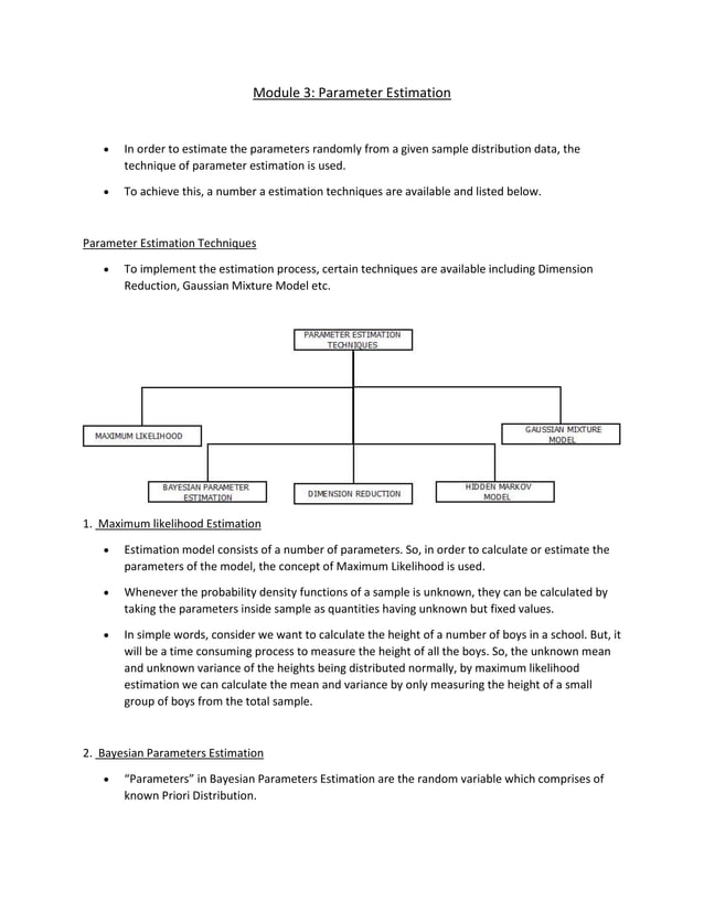 BTech Pattern Recognition Notes | PDF