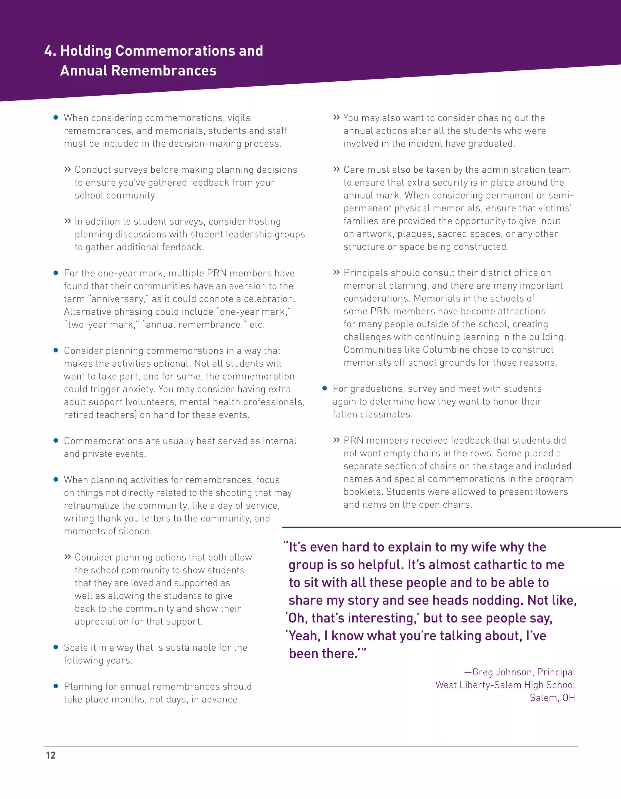 The NASSP Principal Recovery Network Guide to Recovery | PDF