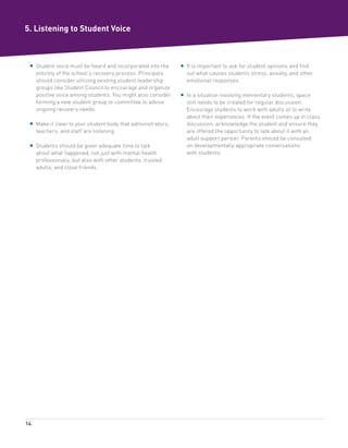 The NASSP Principal Recovery Network Guide to Recovery | PDF