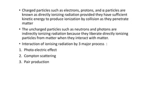 Prnciples of ionisation detection-Kiran | PPT