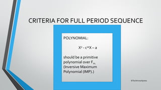 Pseudo Random Number Generators | PDF