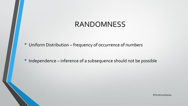 Pseudo Random Number Generators | PPT Pseudo Random Number Generators | PPT
