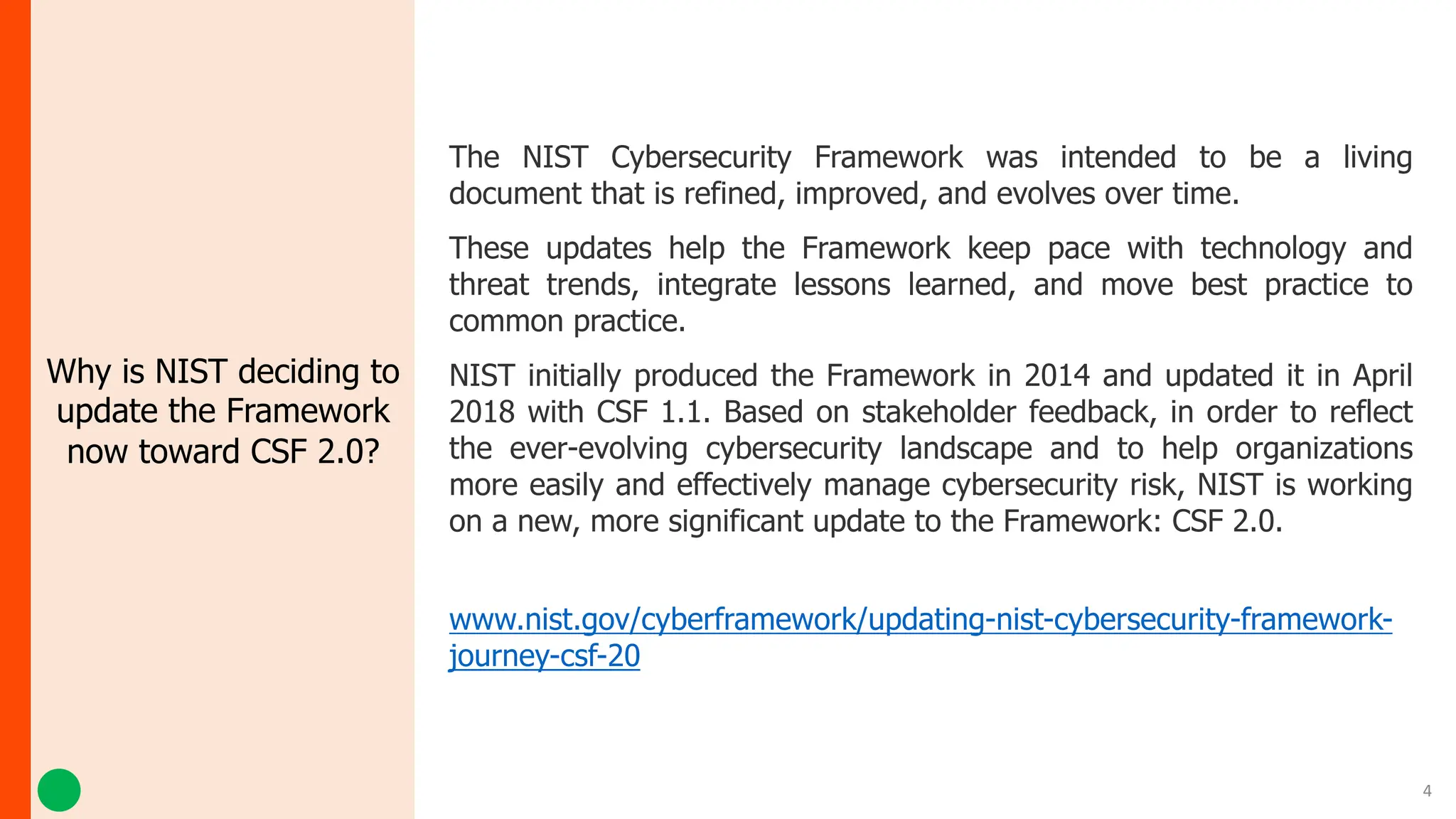 NIST Cybersecurity Framework (CSF) 2.0: What has changed? | PDF