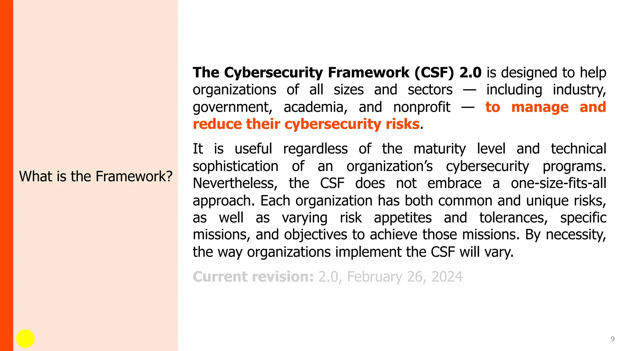 NIST Cybersecurity Framework (CSF) 2.0: What has changed? | PDF
