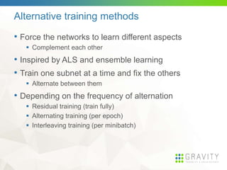 Parallel Recurrent Neural Network Architectures for Feature-rich Session-based Recommendations | PPT