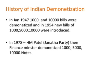 Demonetization: India vs Venezuela | PPTX