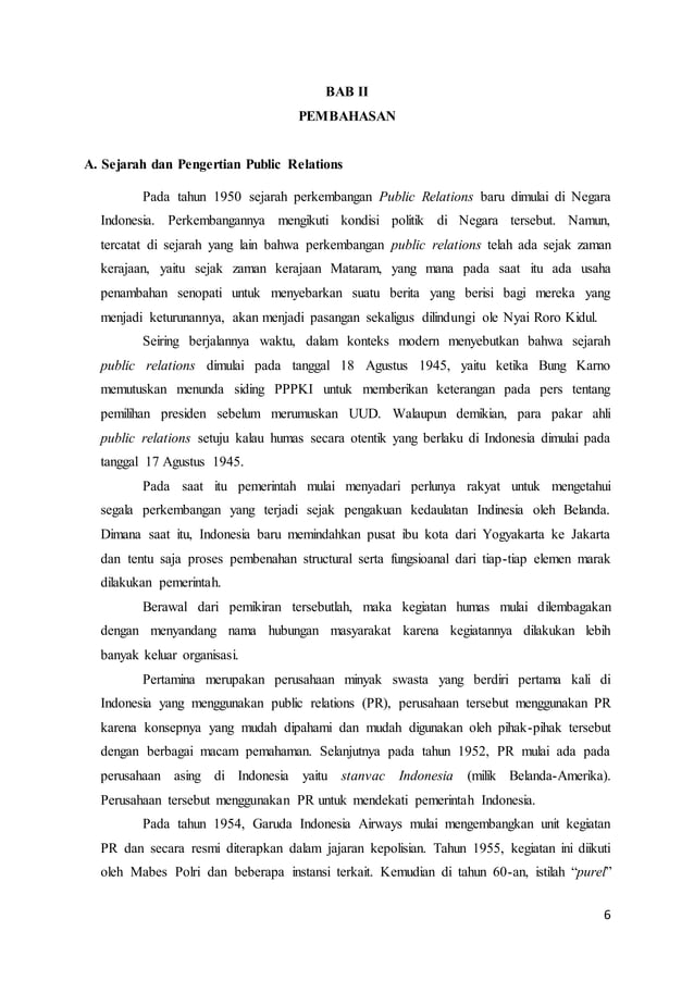 pengantar Public Relations | DOCX