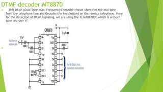 home autimation using GSM | PPT