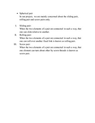 DESIGN AND FABRICATION OF AUTOMATED CRADEL MACHINE | DOCX