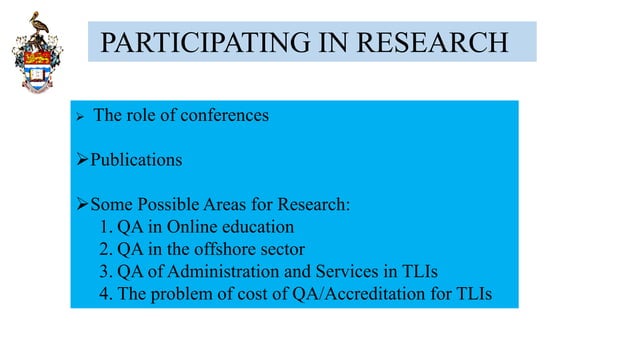 Pro. Alan Cobley's presentation | PPT