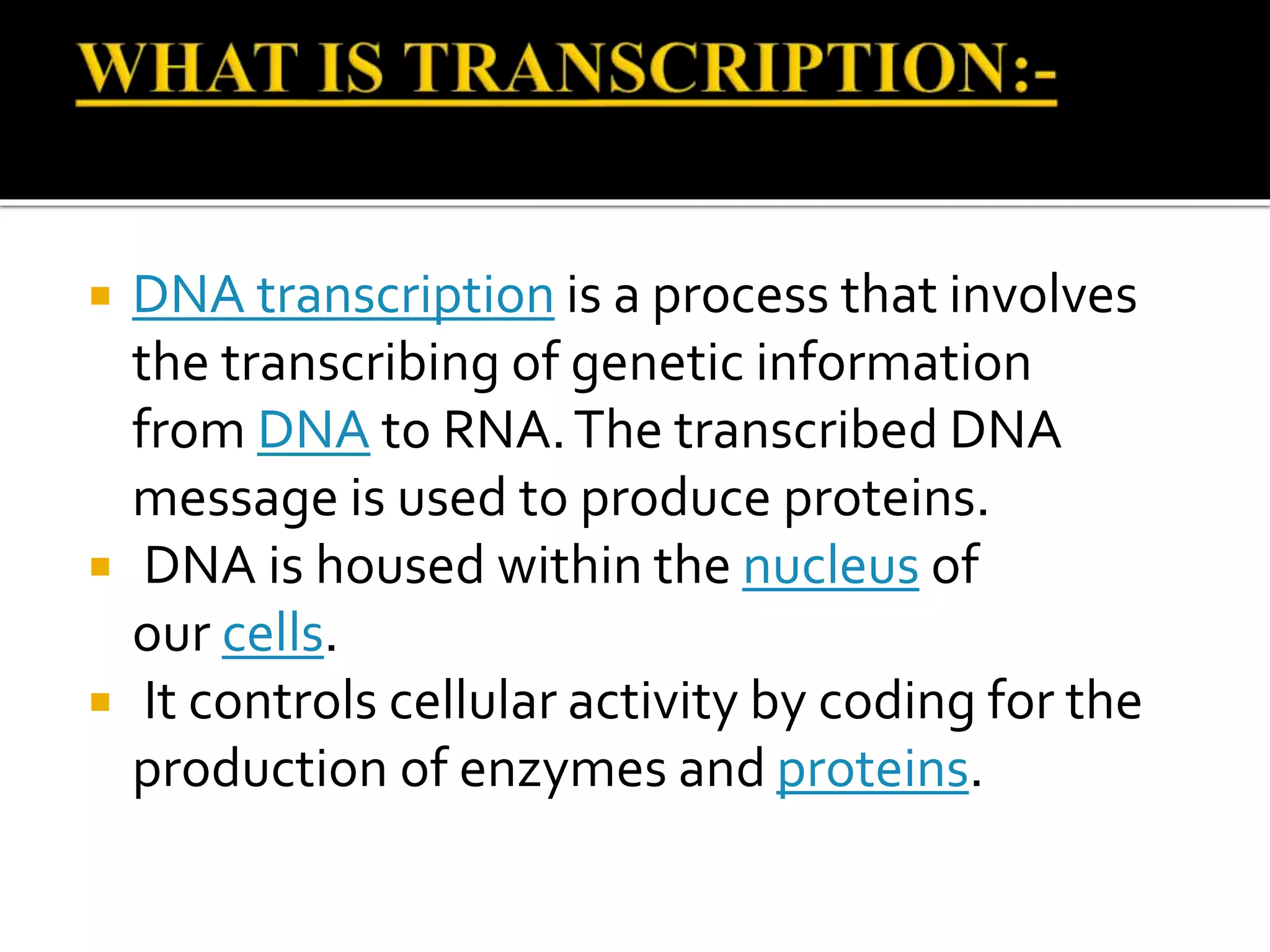 Prokaryotic transcription by kk | PPT