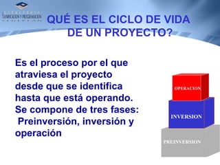 Pro 3 Ciclo De Vida Del Proyecto Ppt