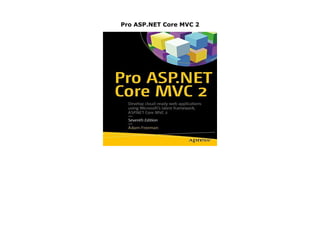 Pro ASP.NET Core MVC 2 | PPT