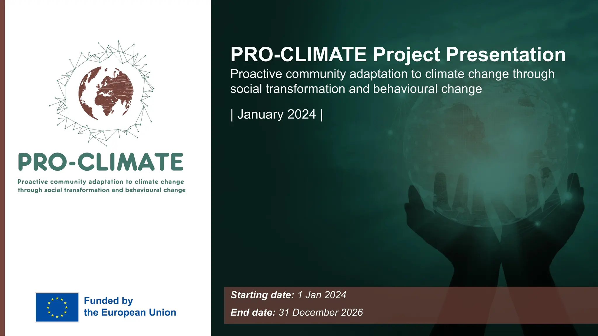 Proactive community adaptation to climate change through social ...