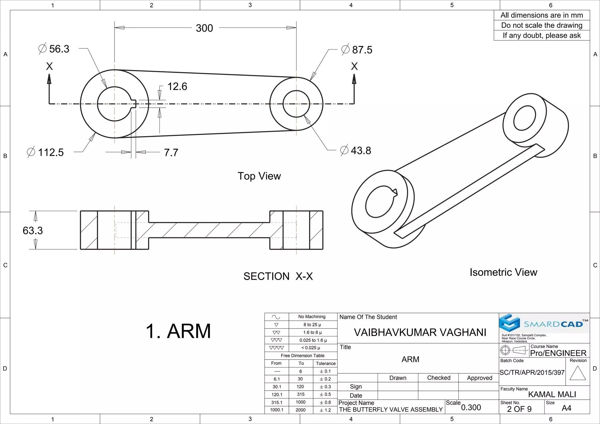 The Butterfly Valve Assembly Pro E vaibhavkumar vaghani | PDF