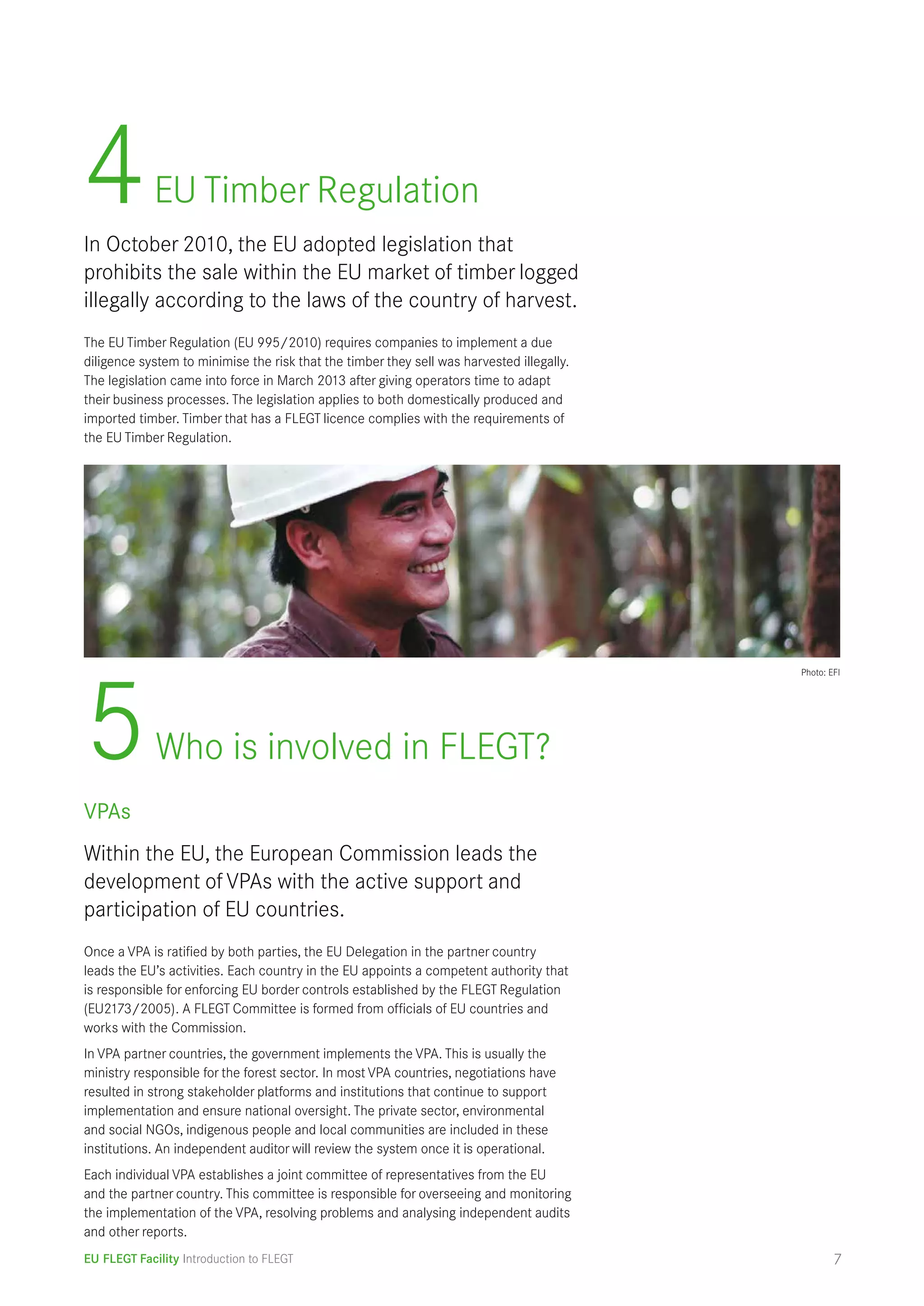Pro forest - introduction to flegt | PDF