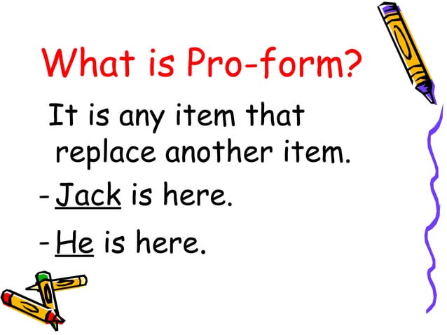 Pro-form | PPT
