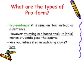 Pro-form | PPT