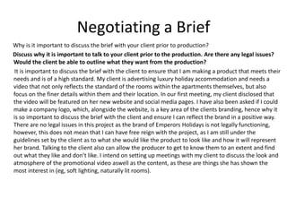 Working to a brief LO1 | PPTX