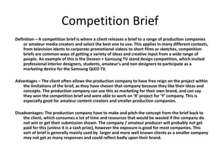 Working to a brief LO1 | PPTX