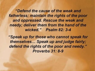 The Pro-life Teaching of the Bible | PPT