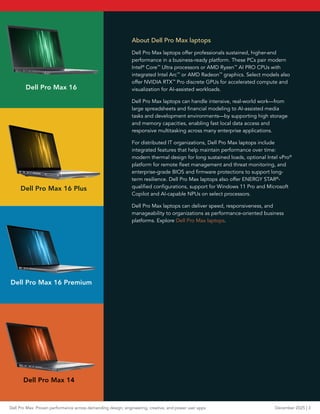 Dell Pro Max: Proven performance across demanding design, engineering ...