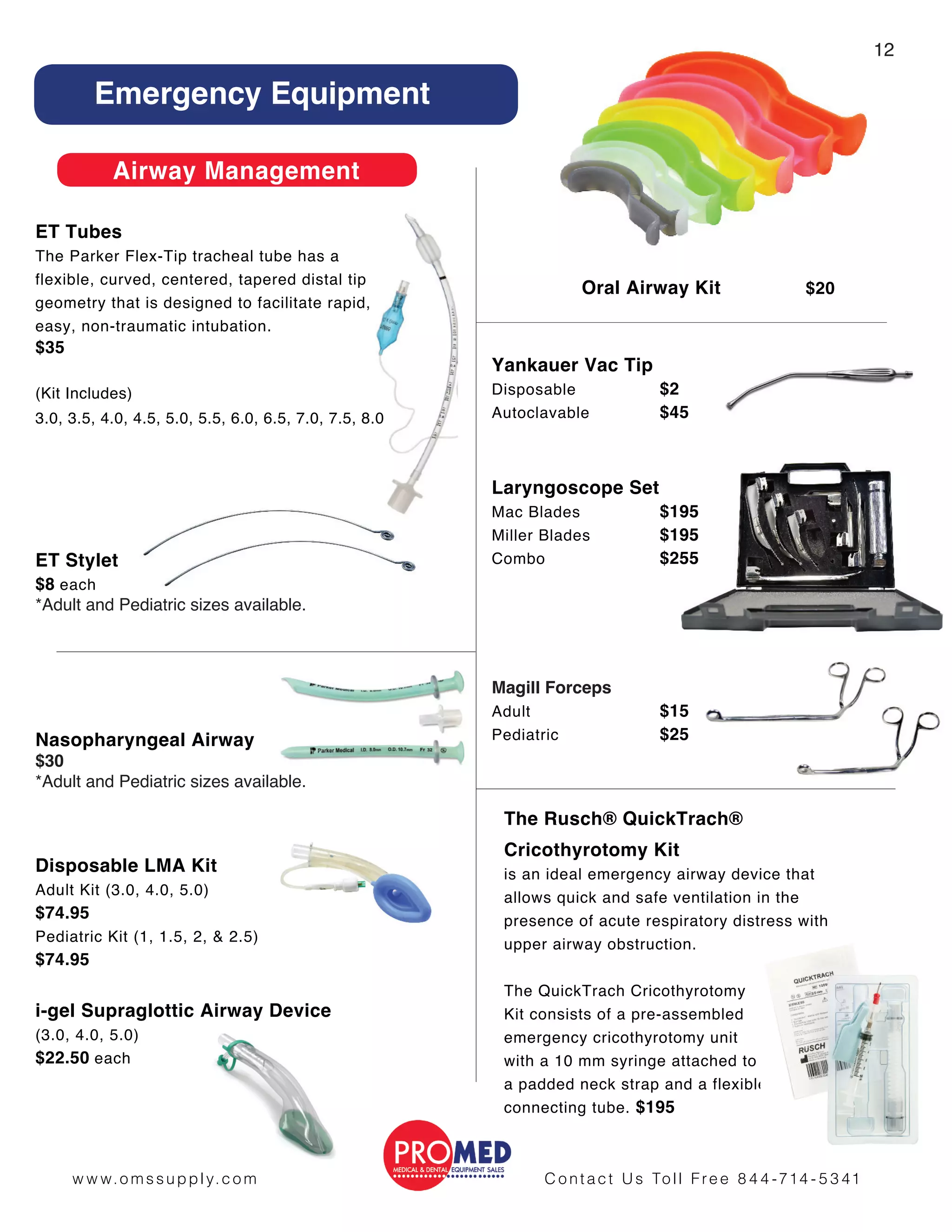 Medical Supply Catalog Design | Booklet Printing | PDF
