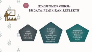 PERANAN GURU DALAM MEMBUDAYAKAN PEMBELAJARAN SEPANJANG HAYAT (GPP1063) | PPTX