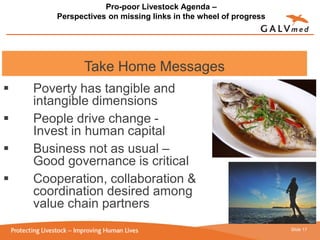 Pro poor livestock agenda – perspectives on missing links in the wheel ...