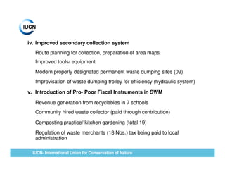 Pro poor solid waste management Pakistan- Saadullah Ayaz | PPT