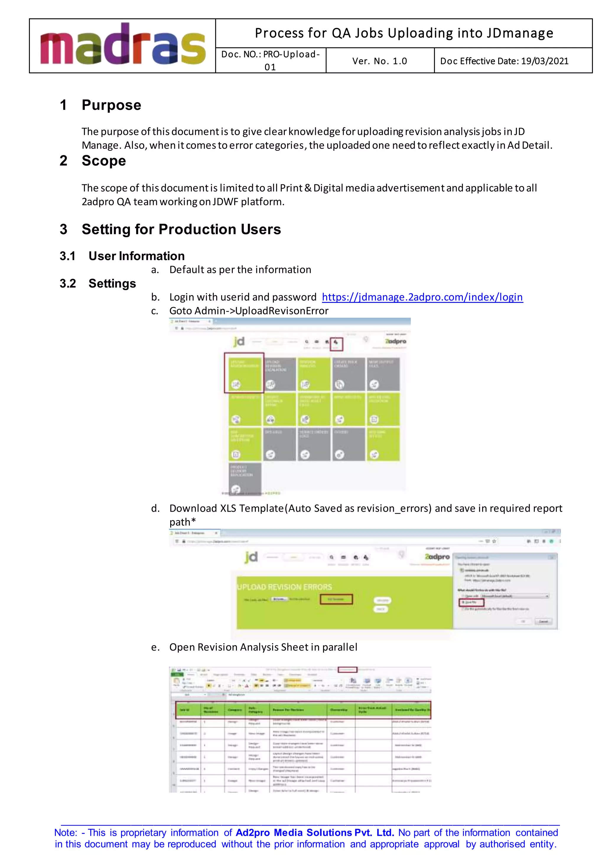 Pro qa-02 process of uploading the revision updated | DOC | Resume ...