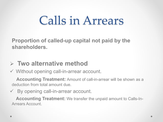 Pro-rata Allotment, Calls in Arrears, Calls in advance.pptx